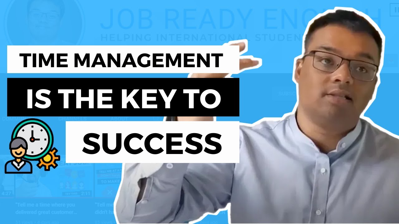 "How are you good at time-management and organization?" Interview ...