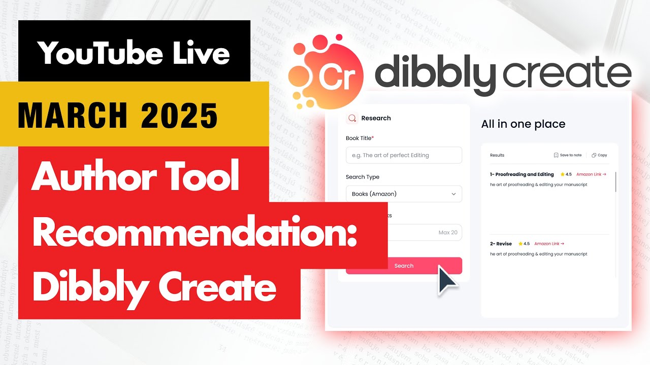 Author Tool Recommendation: Dibbly Create - YouTube