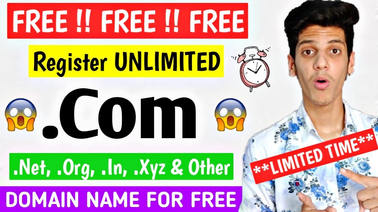 100% FREE Domain Name - Free .Com Domain | Free .In Domain | Free .net ...