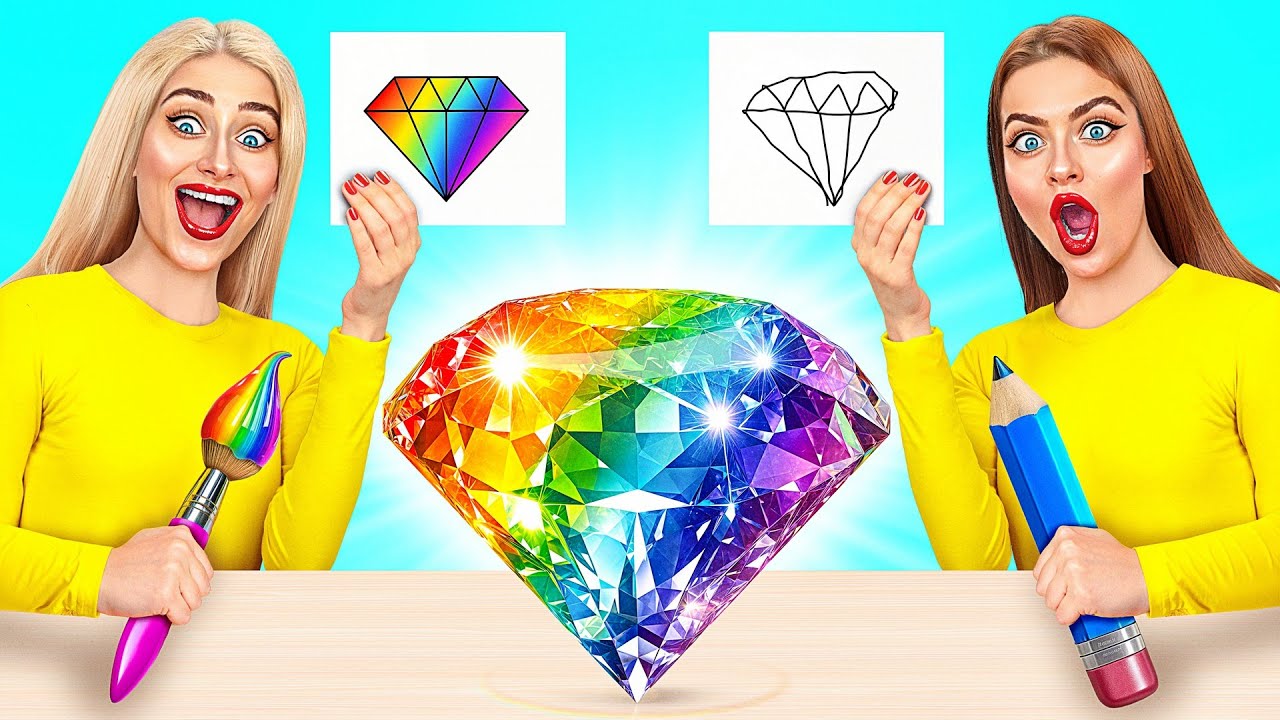 Who Draws it Better Take The Prize | Funny Drawing Tricks by Multi DO ...