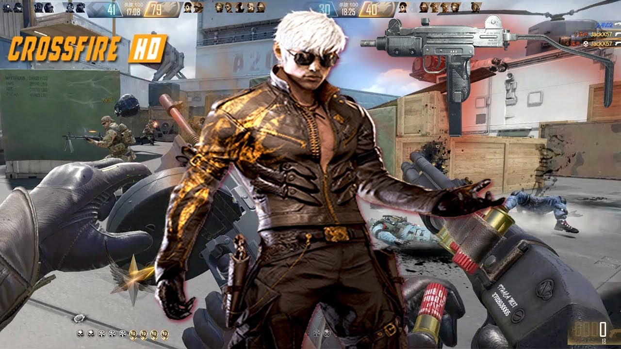 CrossFire HD CFHD - Mos Dragon Character UZI , ITHACA 37 , Thompson ...