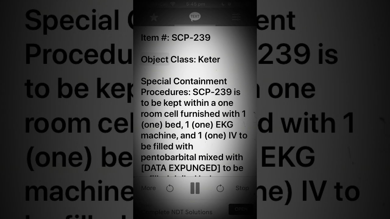 Scp 239 The Witch Child - YouTube