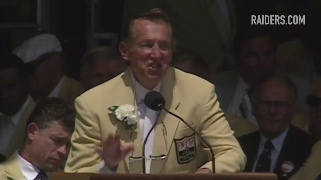 AL DAVIS NFL Hall Of Fame Inductment Speech 1992 ( John Madden Intro ...