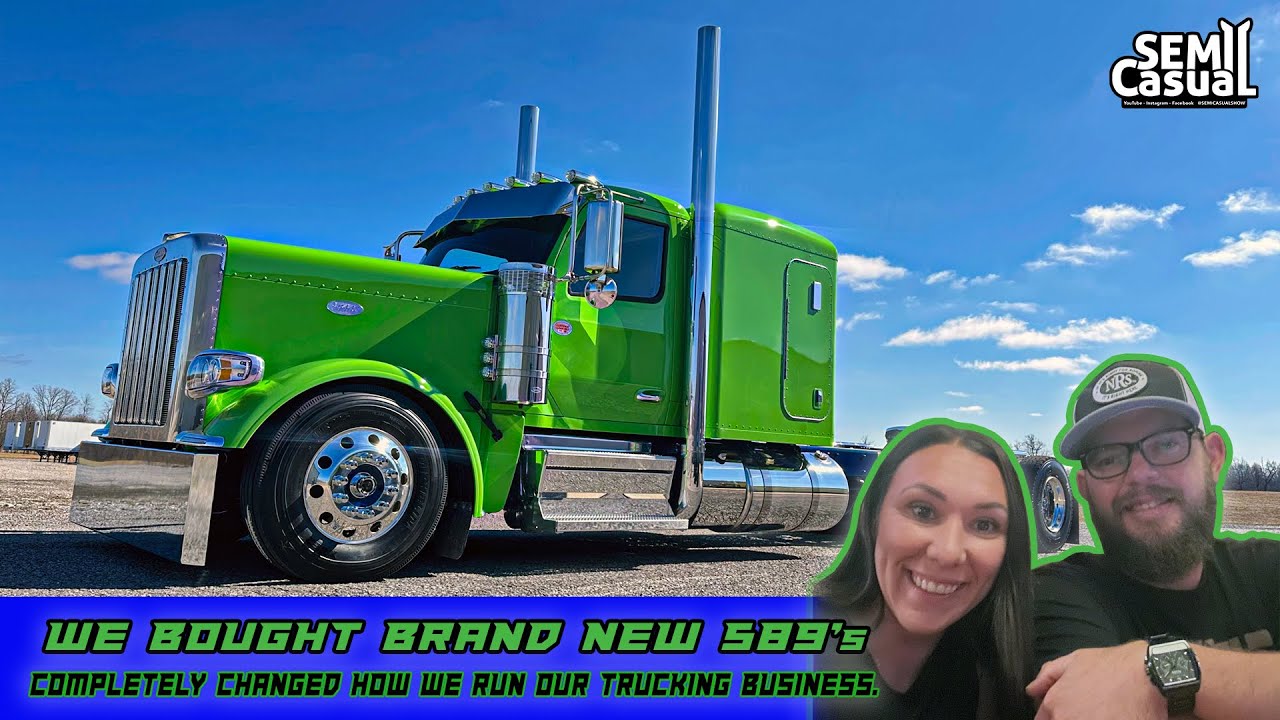 Growing our fleet of Custom Peterbilt 589’s - YouTube