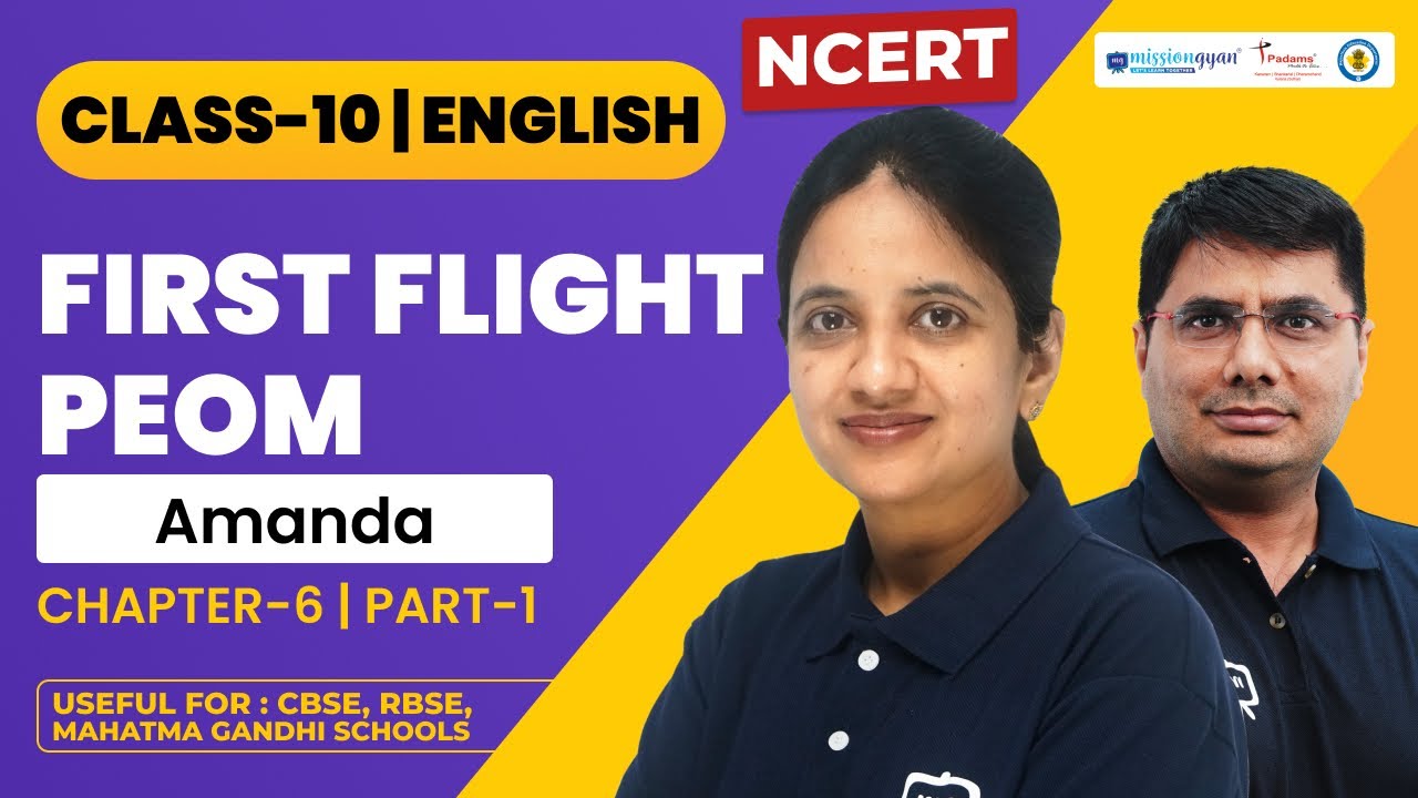 Class 10 English Chapter 6 Amanda! (Poem) | Amanda! Class 10 English ...