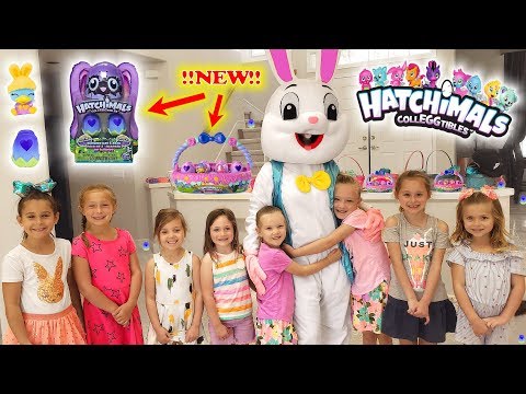 Huge Hatchimals Easter Egg Hunt! Toy Scavenger Hunt with Easter Bunny in Real Life!!!