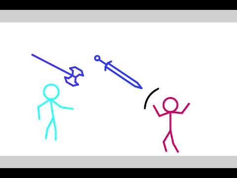 ( Stickman fighter )blue vs red - YouTube