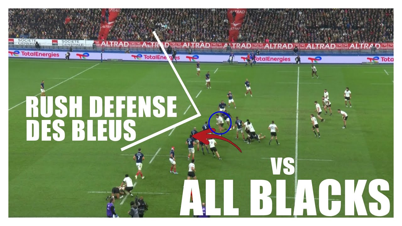 NZ Beating France Rush Defense - YouTube