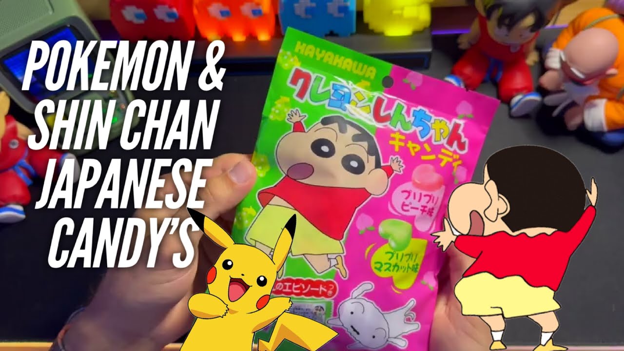 Japanese Shin Chan & Pokemon Candy’s Unboxing - YouTube