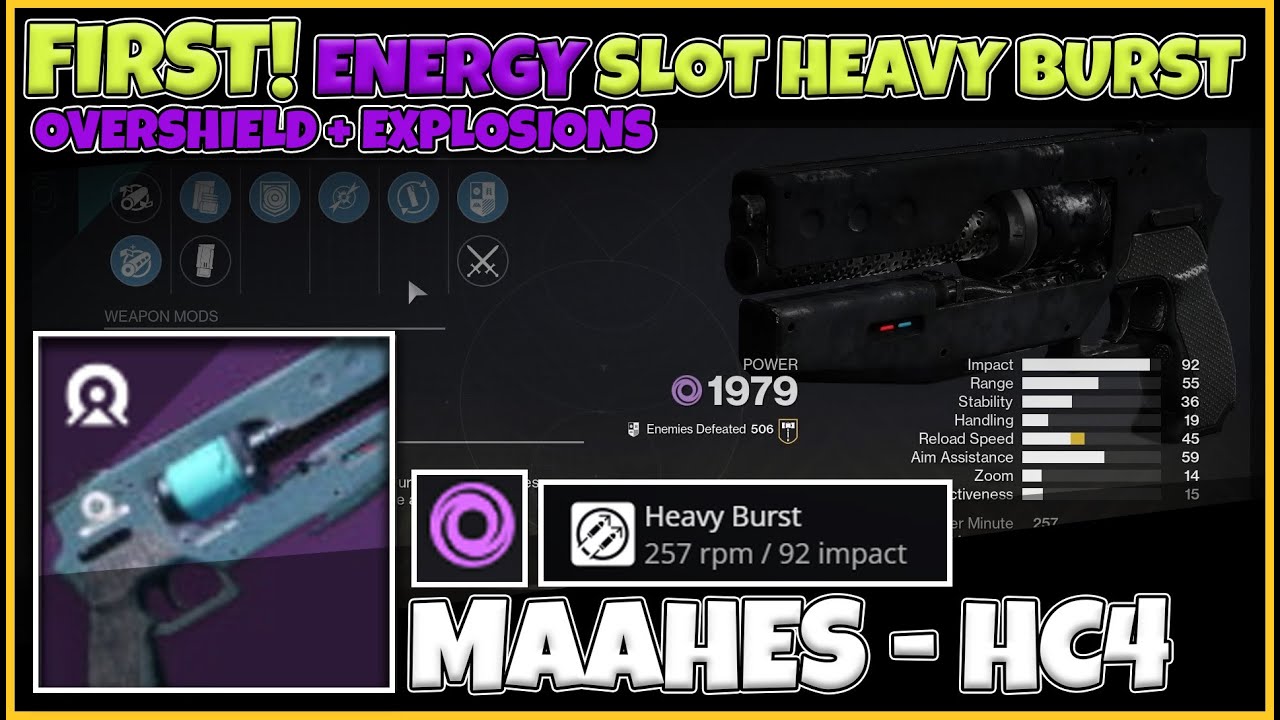 First-Ever Void Heavy Burst Hand Cannon in Destiny 2! #destiny2 # ...