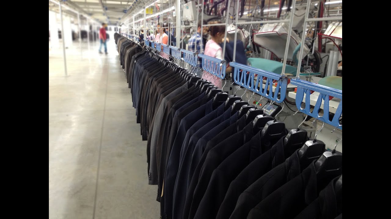 SUIT PARK ® Men's Suit Manufacturing - Men's Suit Factory - YouTube