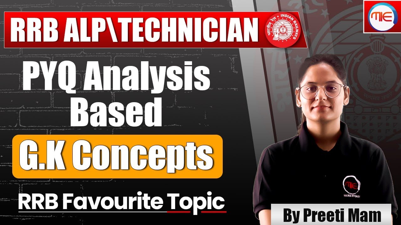 RRB ALP Technician 2024 | GK Important Topics | RRB ALP General ...