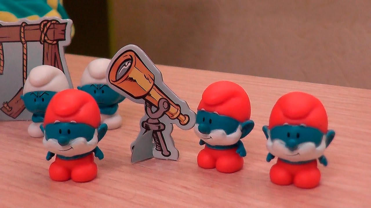 Смурфики Открываем смурфиков Open the Smurfs Smurfs - YouTube