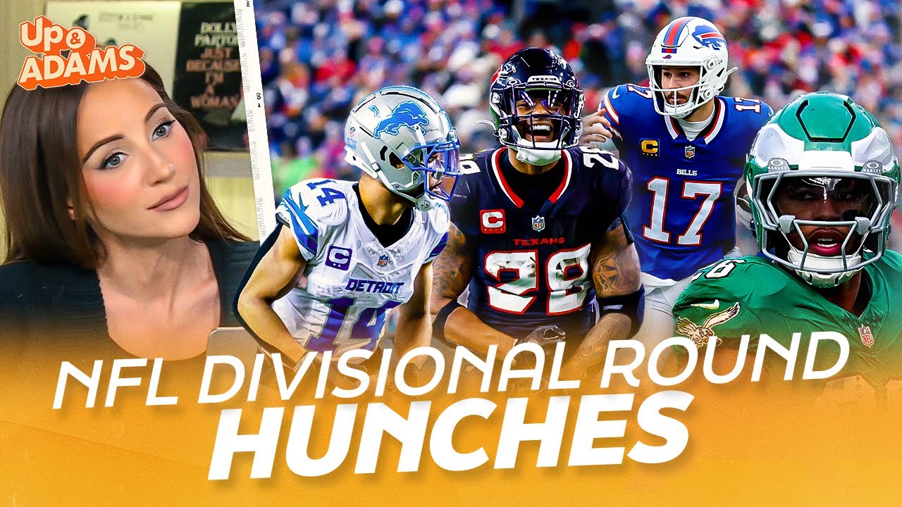 NFL Divisional Round Over/Unders and Props! Kay Adams' Hunches for Josh ...
