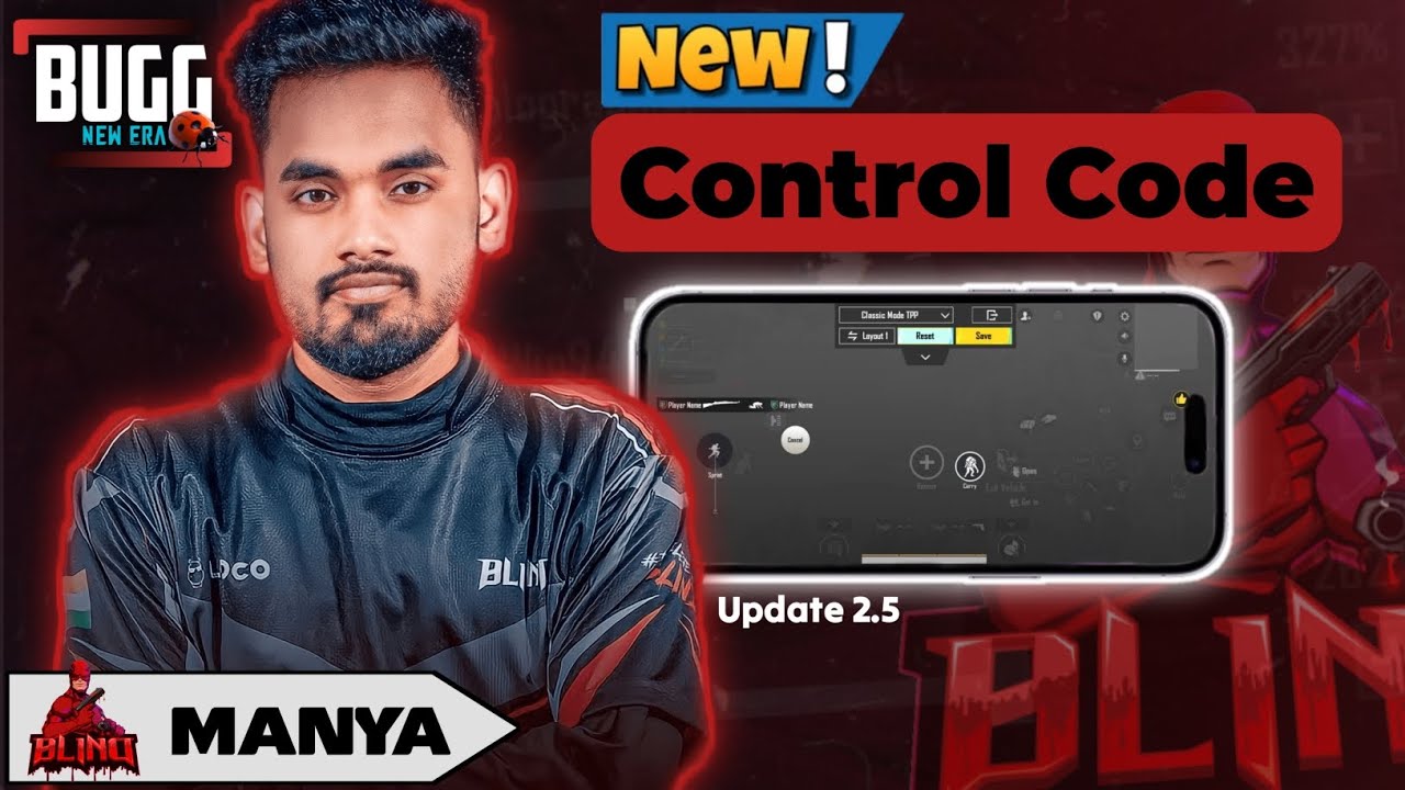 Blind Manya Best 3 Finger Control Code Bgmi / Pubg Mobile | Champions ...