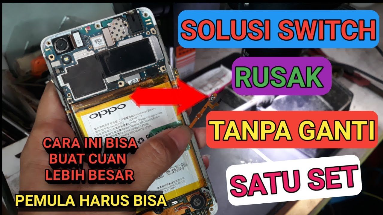 Solusi Switch Rusak di Berbagai Jenis Handphone - YouTube