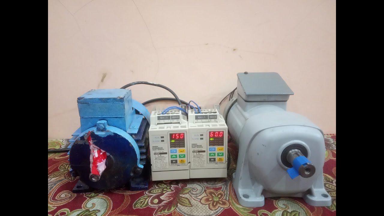 Setting Parameter Inverter Omron 3G3EV - YouTube