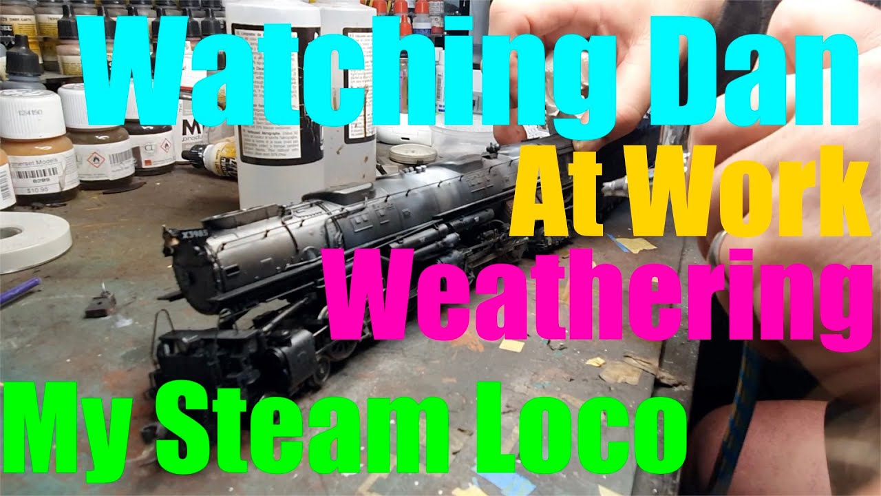 Weathering an HO Scale steam locomotive - YouTube