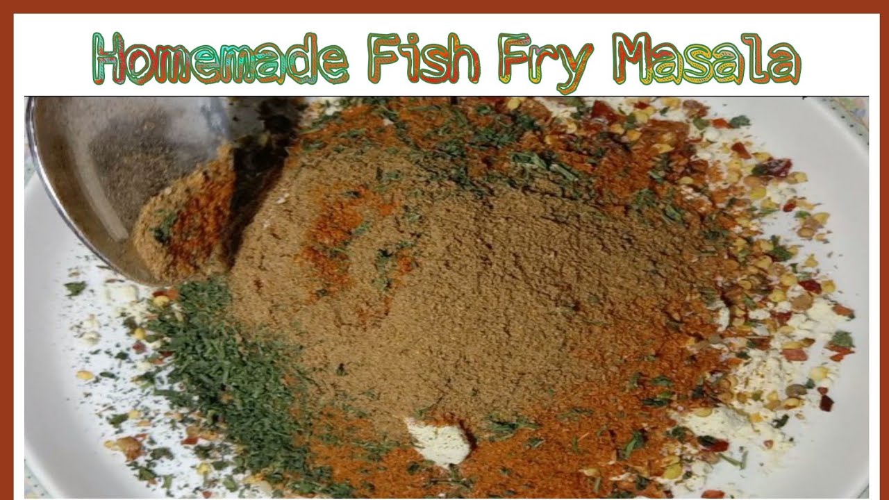 Homemade Fish Masala Powder Recipe| How To Make Fish Masala Powder ...