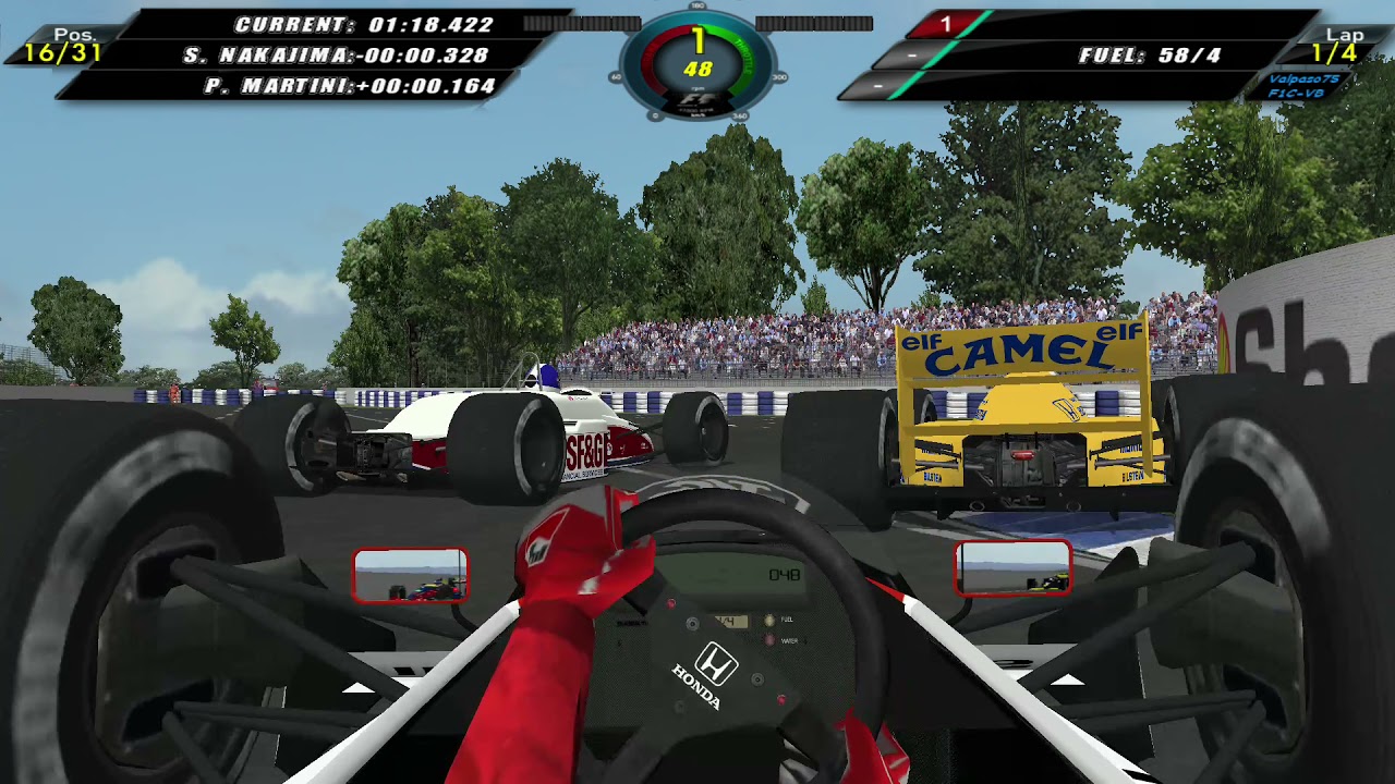 F1 Challenge VB All Seasons Mod (1988 Adelaide) - YouTube