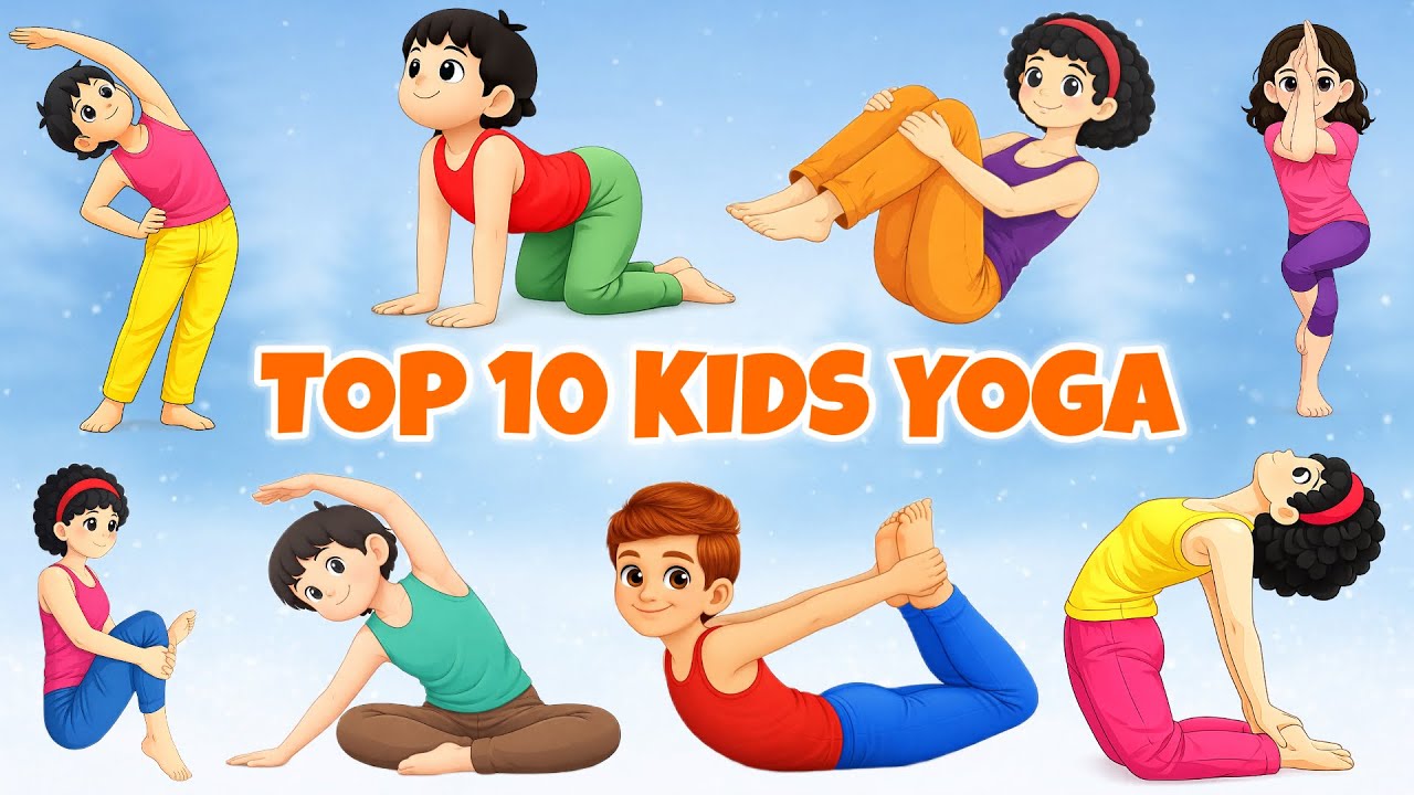 Top 10 Yoga Poses For Kids | Yoga For Kids | Yoga For Children | Kids ...