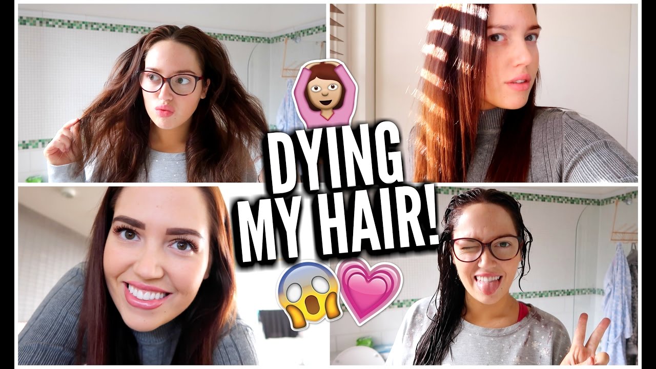 Dying My Hair! Whoop! - YouTube