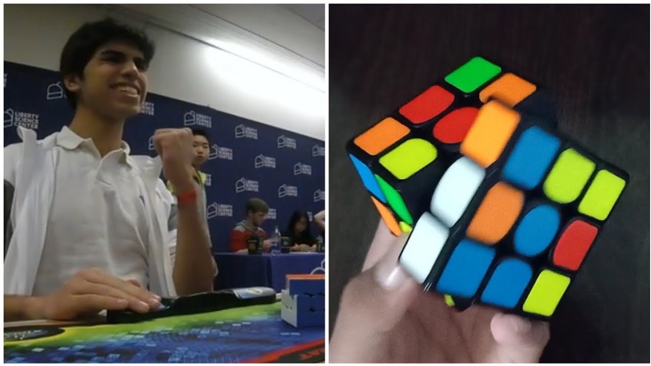 Breakdown of Patrick Ponce's 7.06 One-Handed Solve! (Full Step WR ...