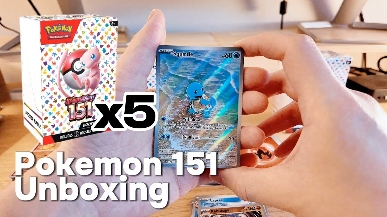 Opening FIVE Pokemon 151 Booster Bundles (and some talk on Costco's ...