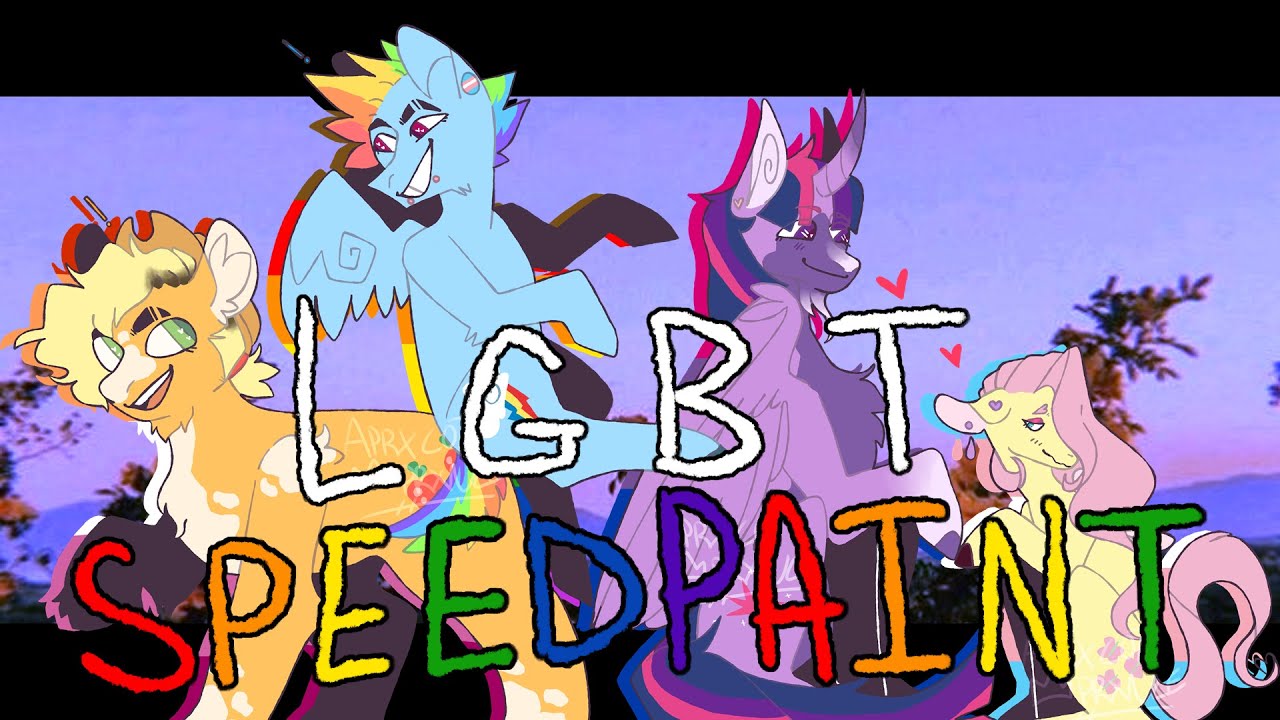 LGBT+ MLP - Speedpaint - YouTube