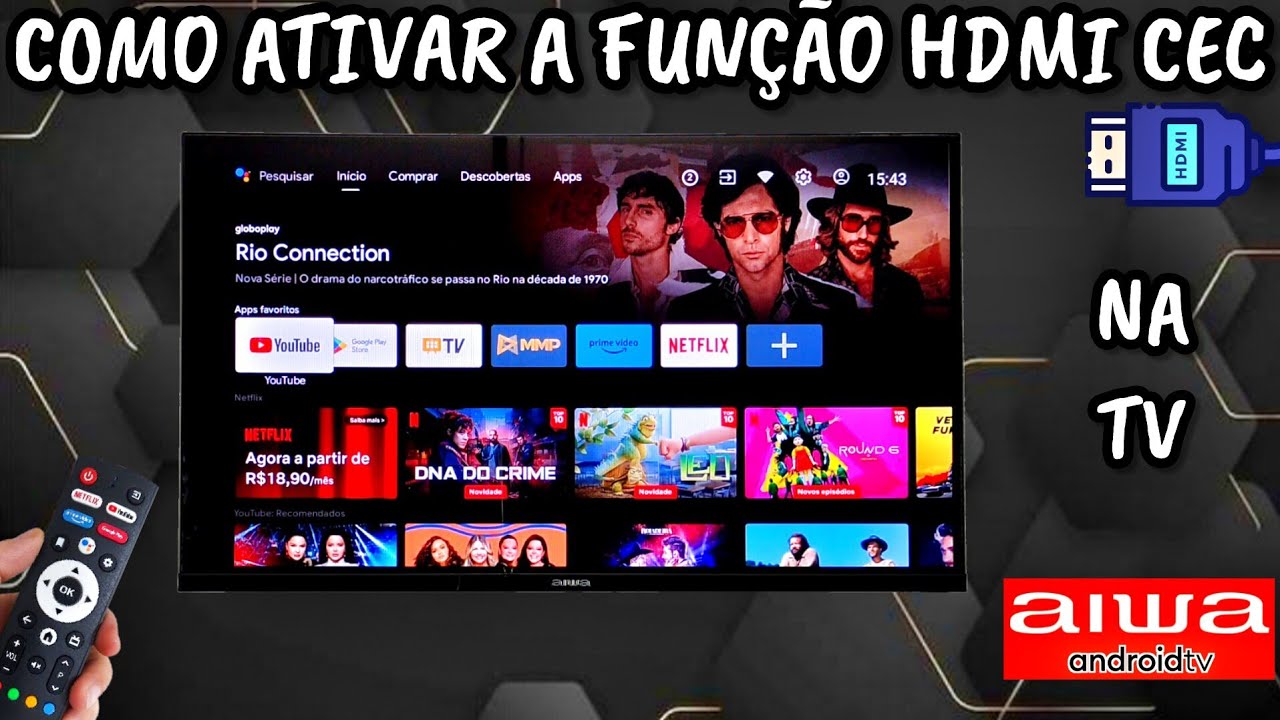 HDMI-CEC | COMO ATIVAR A FUNÇÃO NA TV AIWA ANDROID FÁCIL | 2025 - YouTube