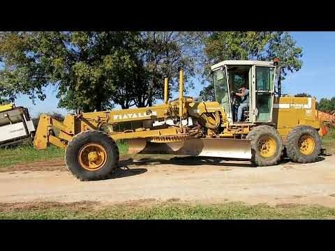 1995 Fiat-Allis FG85A Series B motor grader for sale at auction ...