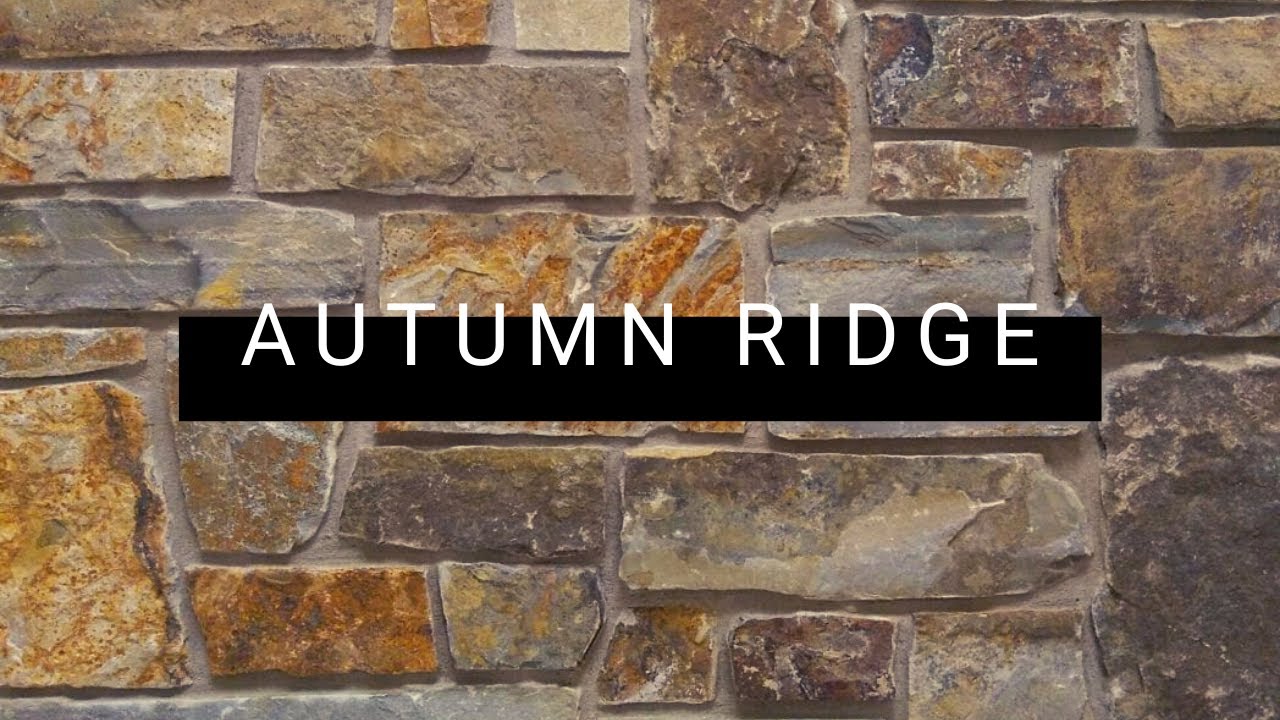 Autumn Ridge Earth Tone Quartzite Real Stone Veneer - YouTube