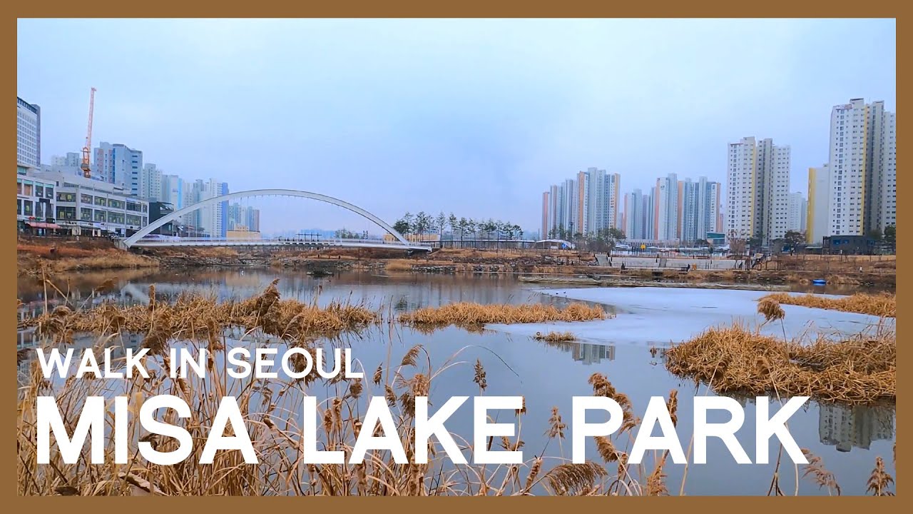 [4K] Misa Lake Park with Animal Friends / 동물 친구들과 함께하는 미사 호수 공원 걷기 ...