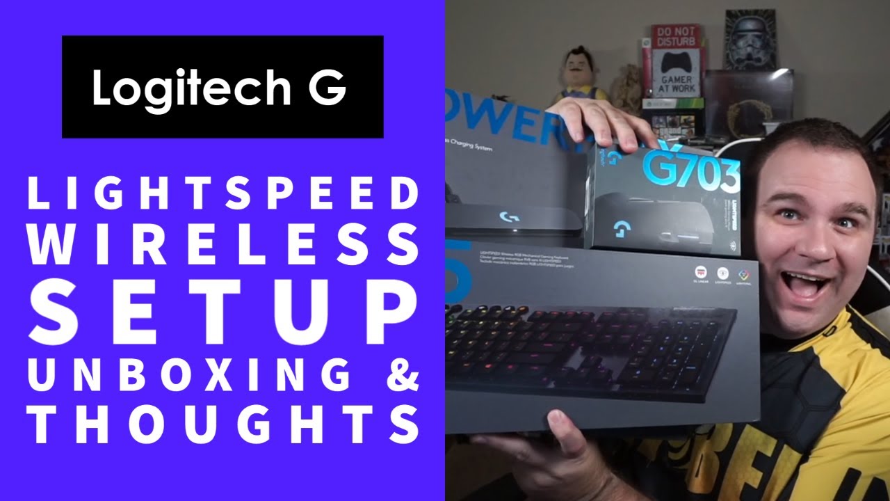 Logitech G Lightspeed Wireless Setup Unboxing! - YouTube