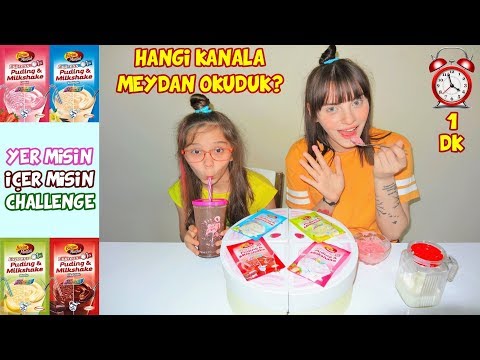 YER MİSİN İÇER MİSİN CHALLENGE Sizce biz hangi kanala meydan okuduk? - Eğlenceli Çocuk Videosu