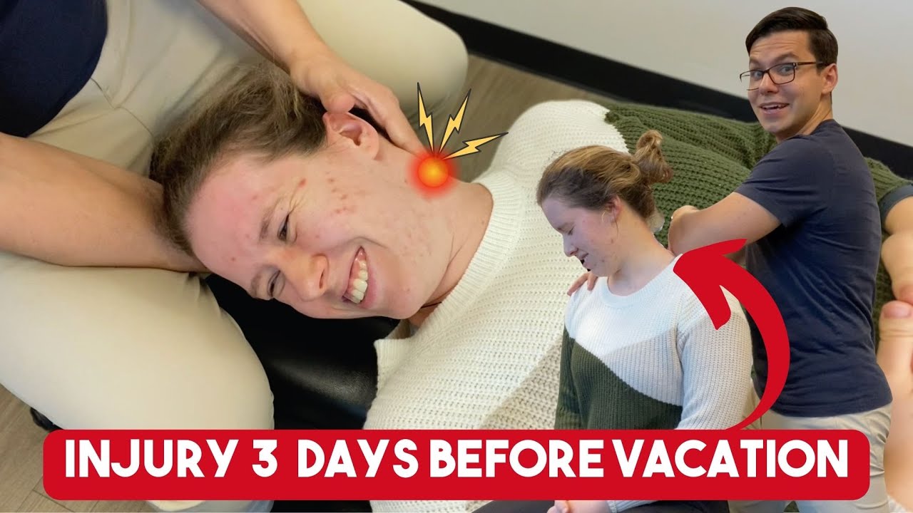 Swimmer Hurts Neck 3 Days Before Travel - Chiropractic Treatment - YouTube