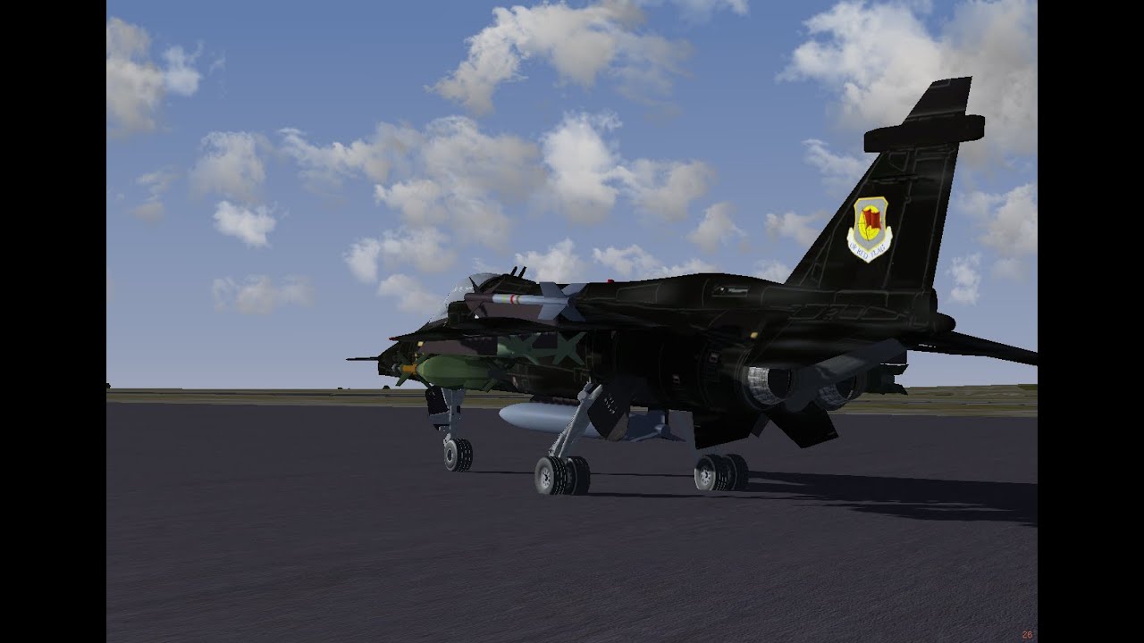 SEPECAT Jaguar GR.1 flight. Flightgear - YouTube