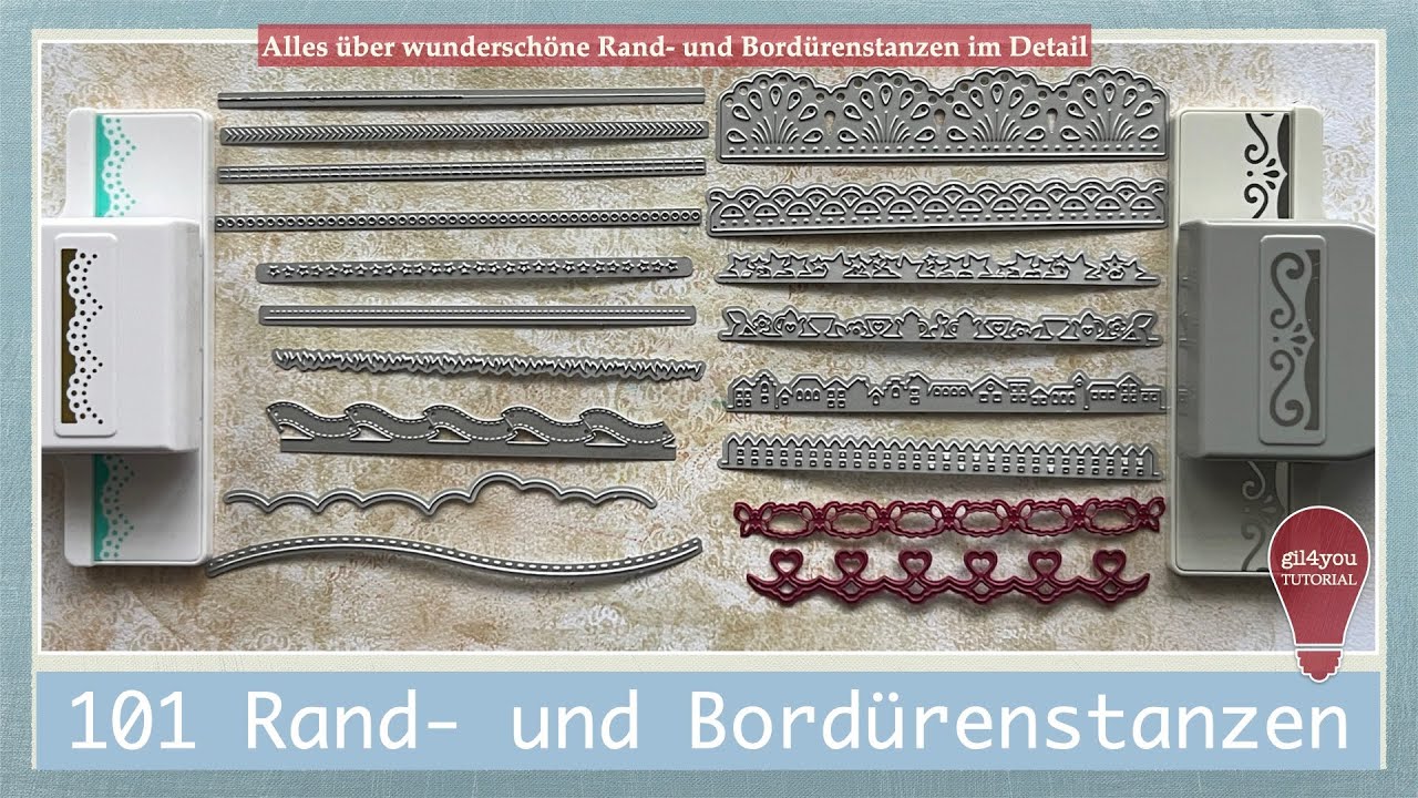 101 Rand- und Bordürenstanzen - Alles, was du wissen musst! ** - YouTube