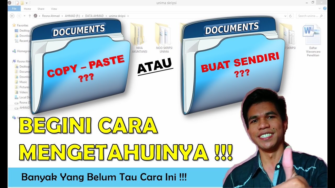 Cara Mengetahui Dokumen Hasil Copy Paste atau Bukan !! - YouTube