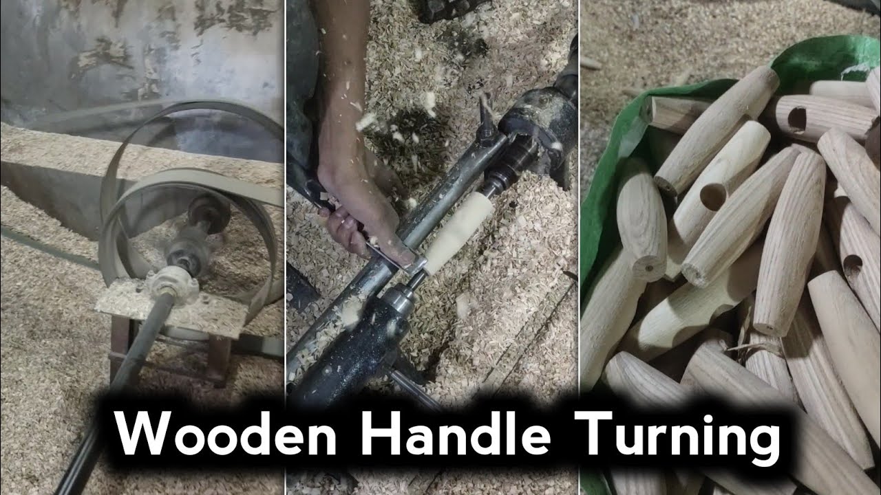 Wooden Handle Making Tutorial | Wooden Handle Turning Tutorial By SK ...