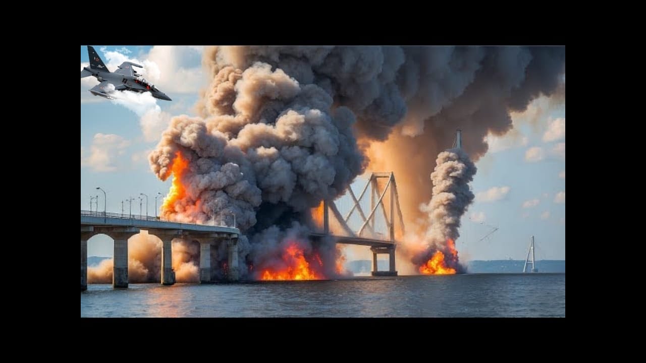 13 minutes ago Ukrainian F-16s succeeded in destroying a bridge in ...