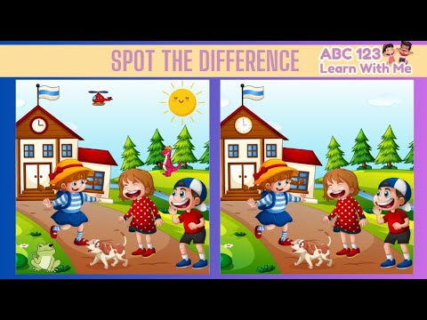 Spot the Difference – Fun Brain Game for Kids | Can You Find All the ...