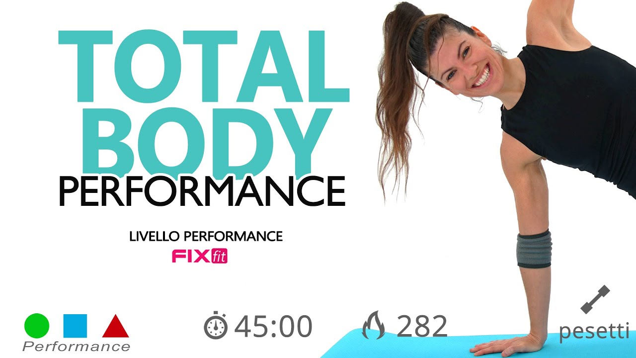 Total Body Performance! Allenamento Total Body Ad Alta Intensità Con Pesetti - YouTube