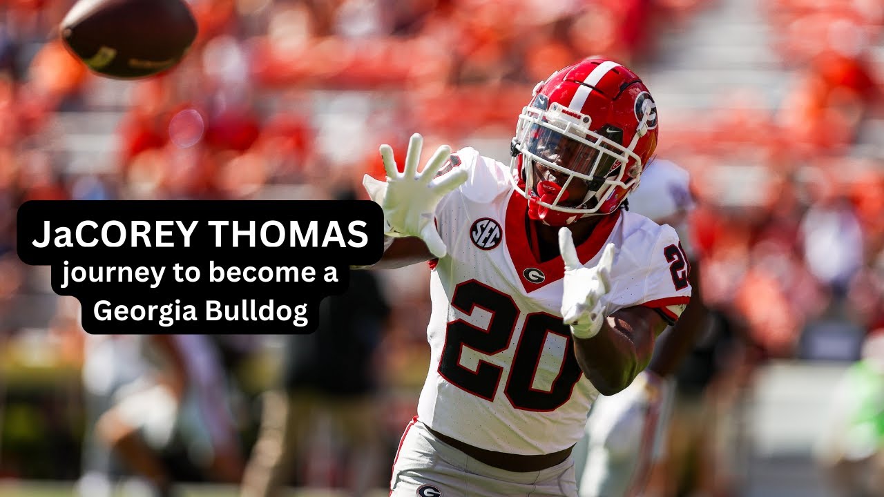JaCorey Thomas describes his "journey" to become a Georgia Bulldog ...