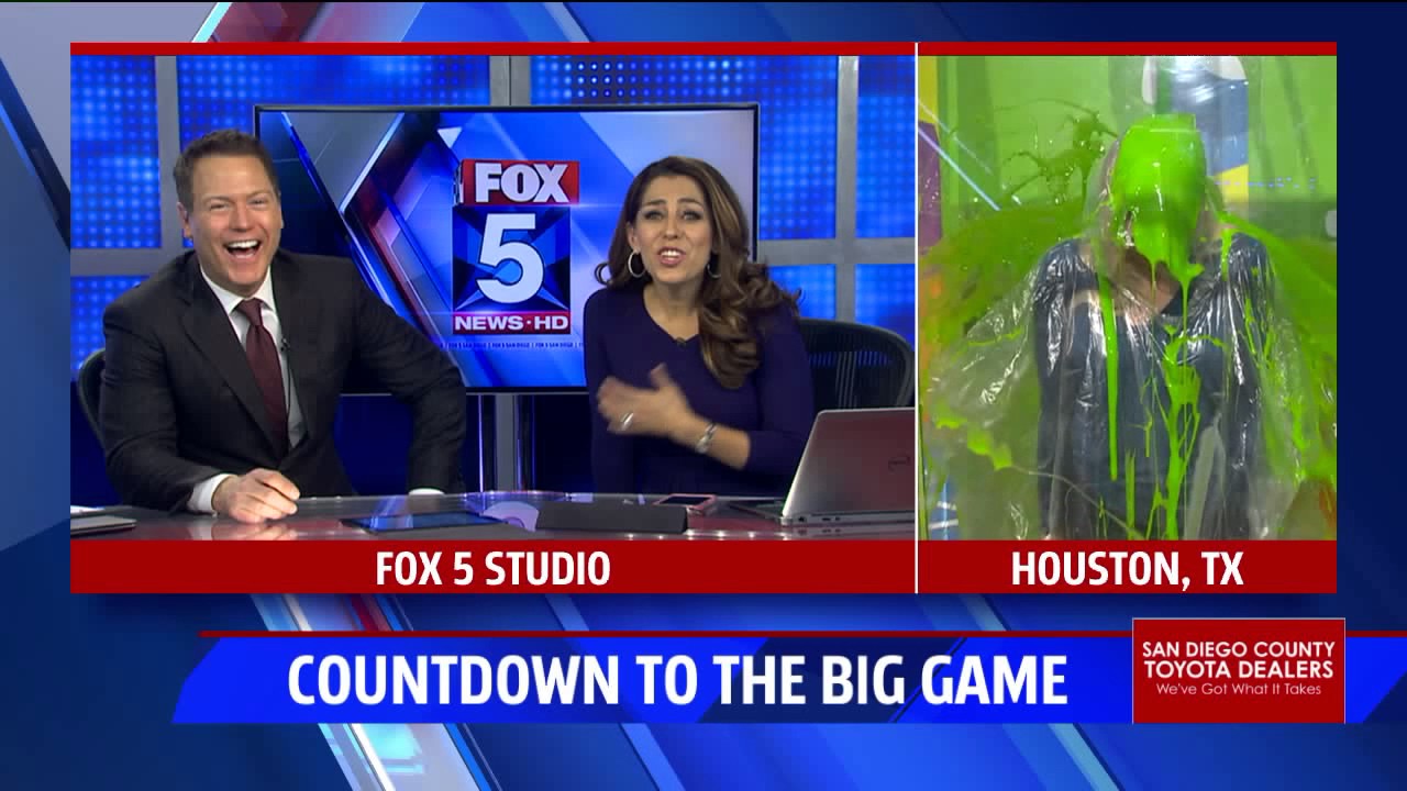 Heather Lake gets slimed! - YouTube