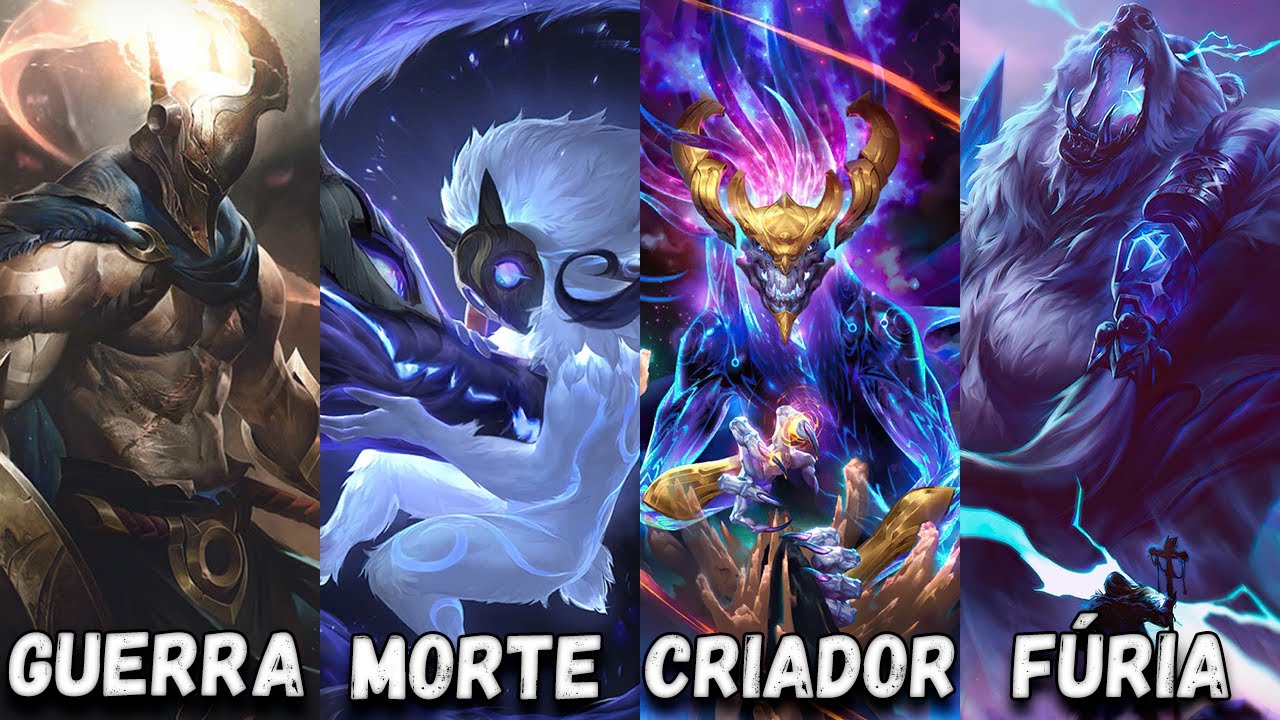 OS DEUSES EM LEAGUE OF LEGENDS - YouTube