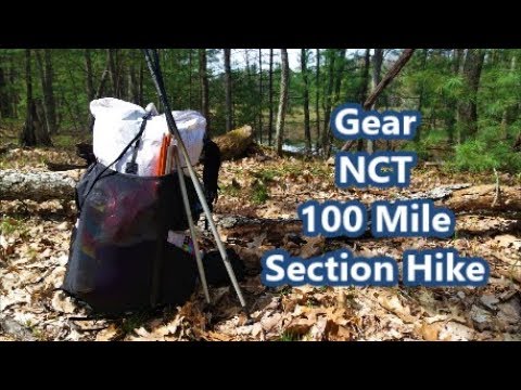 What I brought with me on my NCT 100 Mile Section Hike! - YouTube