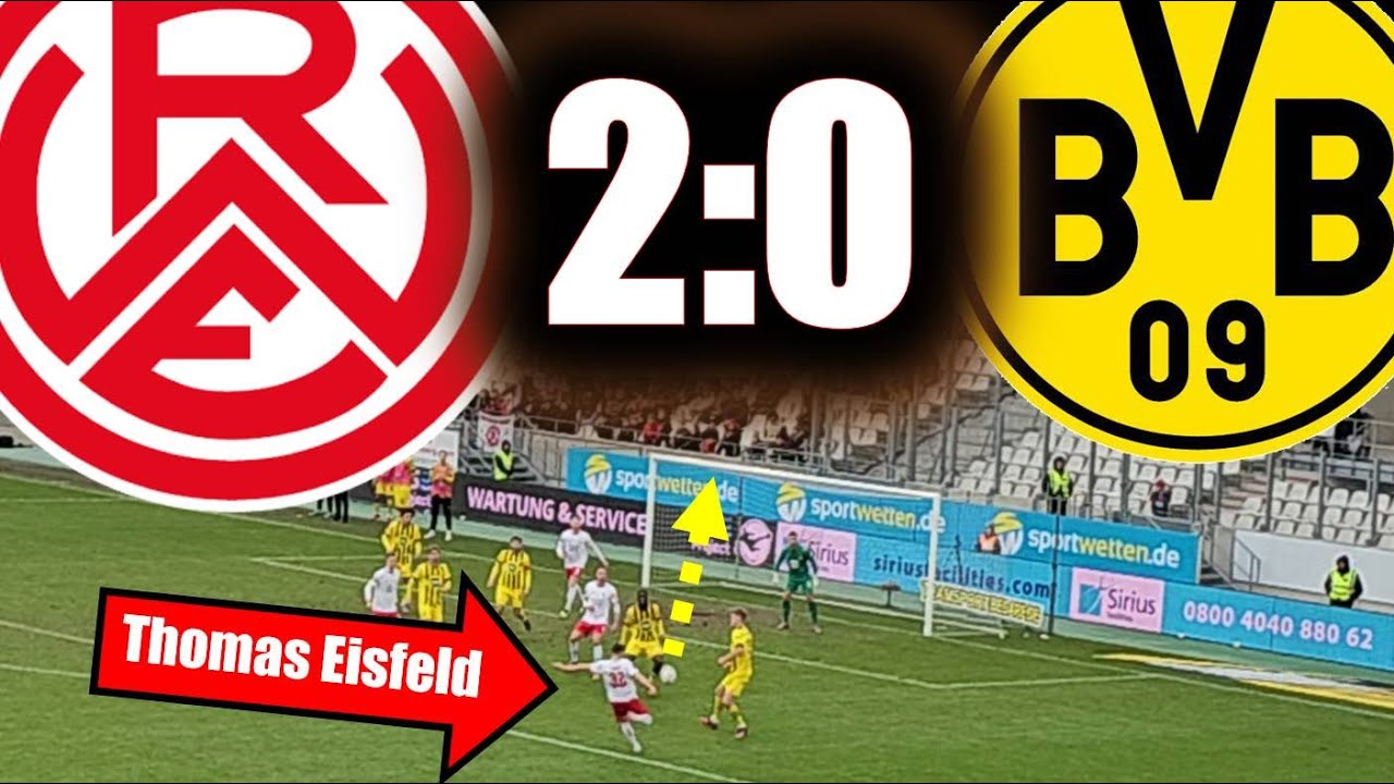 3. Liga 19.02.'23 ROT-WEISS ESSEN - BORUSSIA DORTMUNG U23 2:0 ...