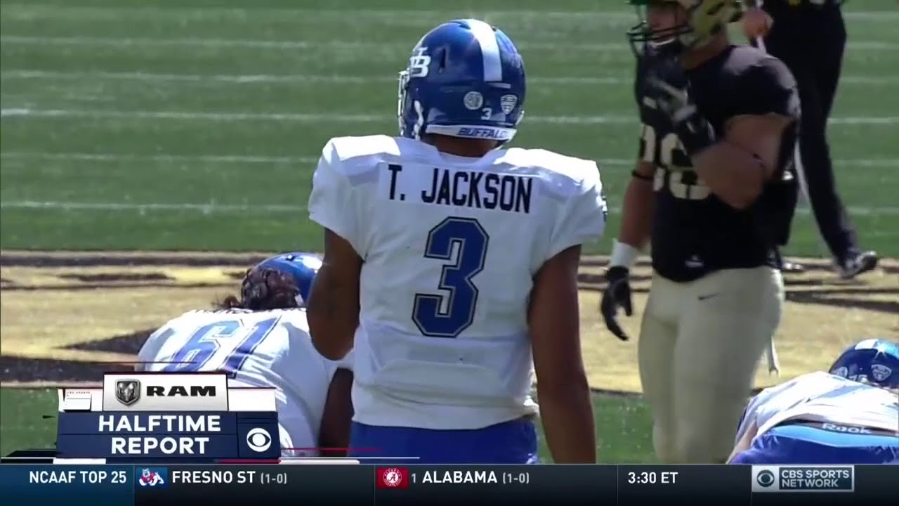 Buffalo QB Tyree Jackson vs Army 2017 - YouTube