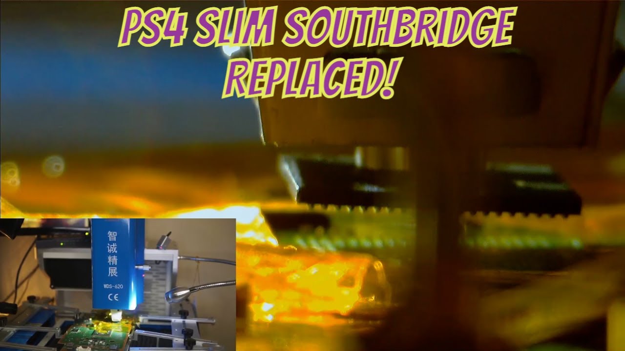 Fix PS4 Slim Wont Connect To Controllers (Southbridge Reball Repair ...